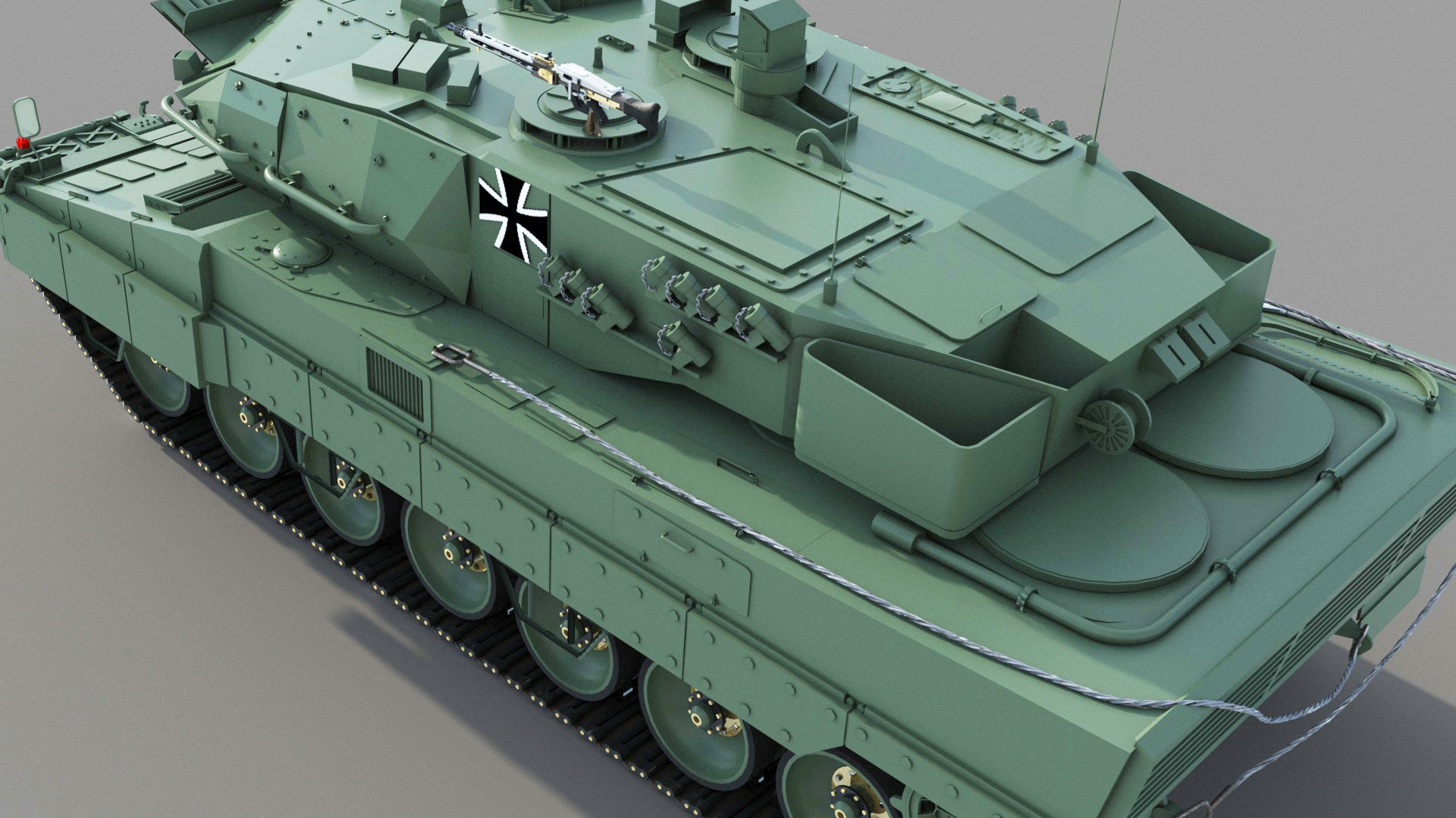 3D Leopard 2a6 Tank Model - TurboSquid 2342762