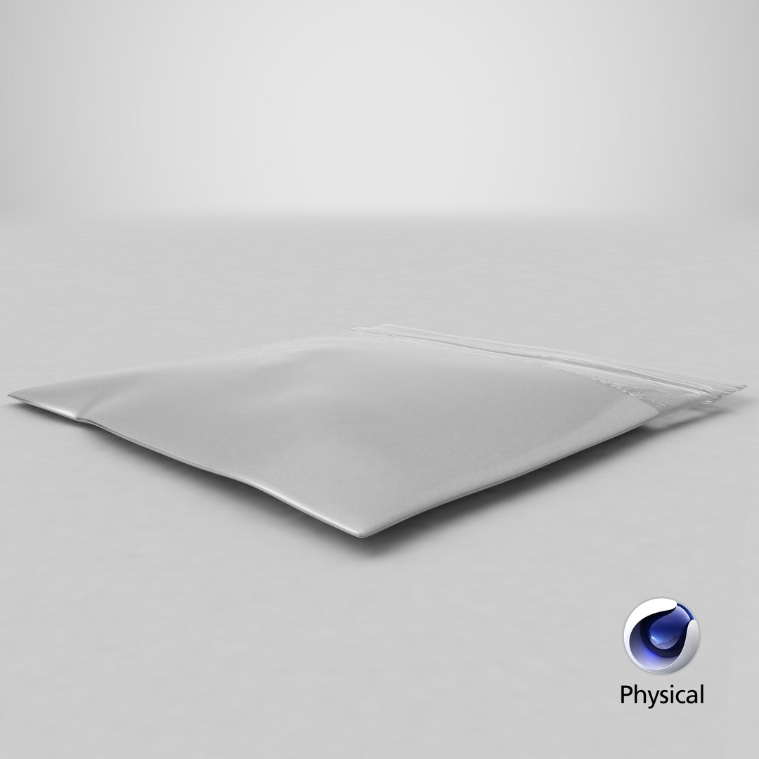 Small drug baggie heroin 3D - TurboSquid 1159502