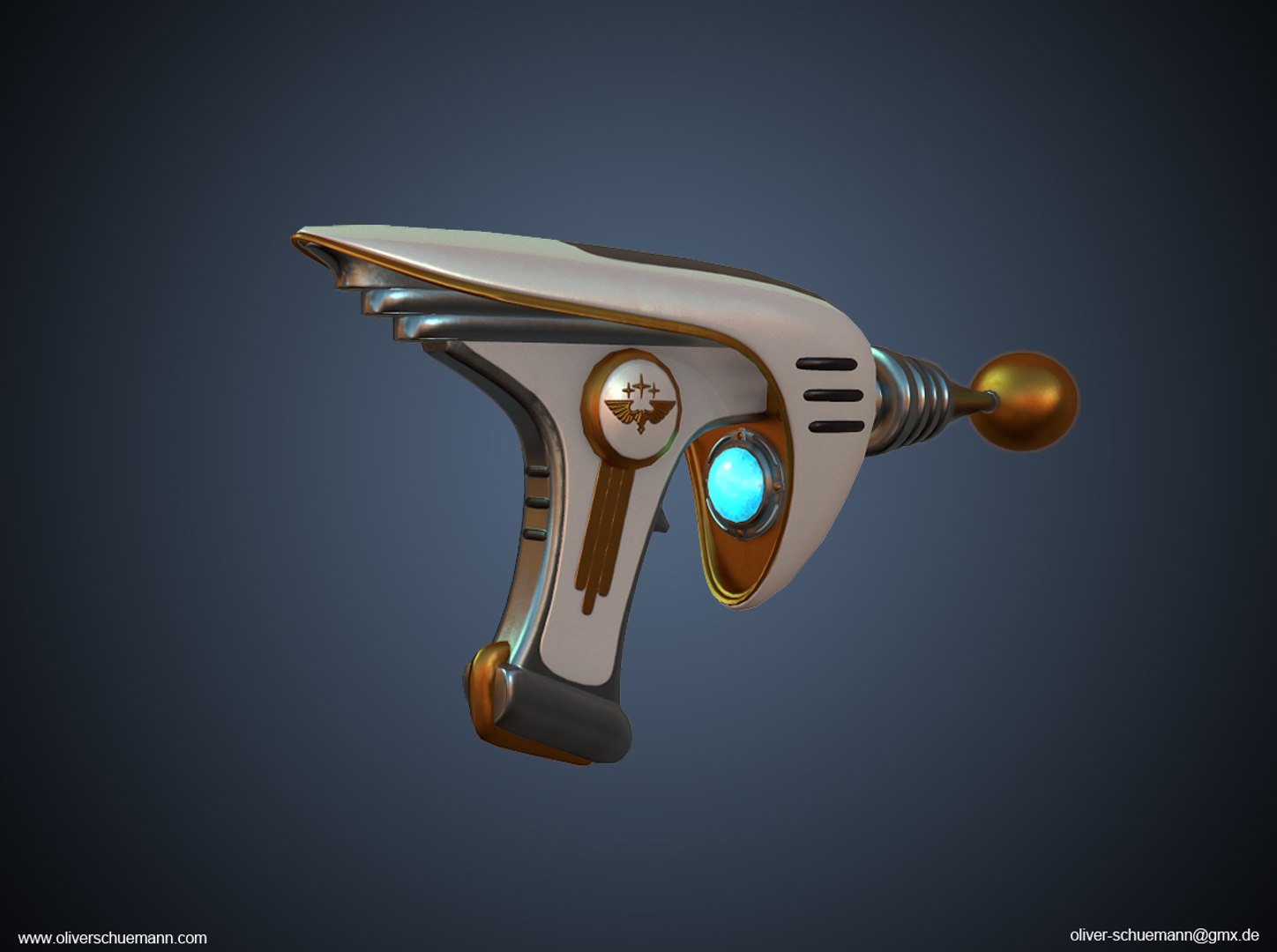 3d Raygun Model