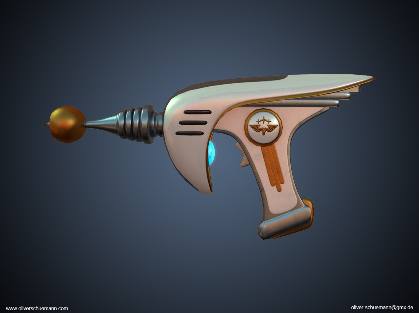 3d Raygun Model