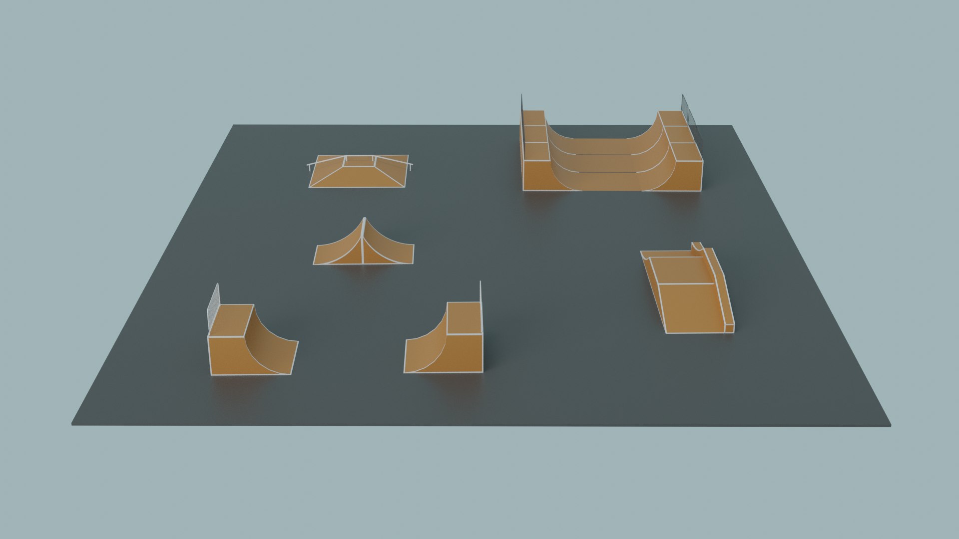 3D Model Skate Park - TurboSquid 2146943
