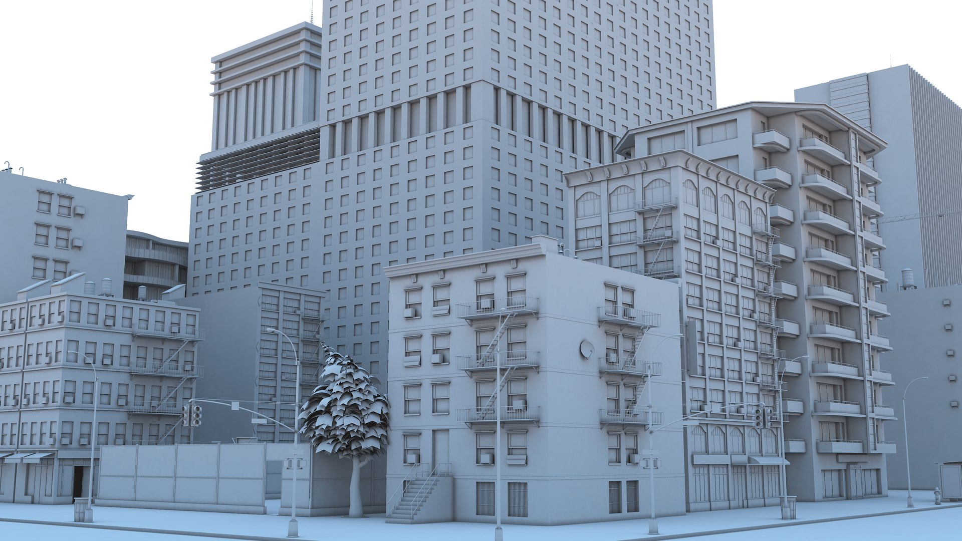 3D Model City Tree - TurboSquid 1588814