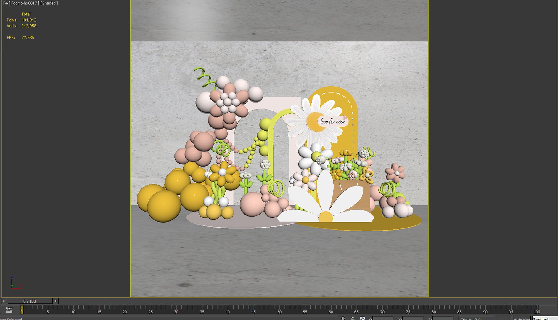 3D Balloon Party - TurboSquid 2159389