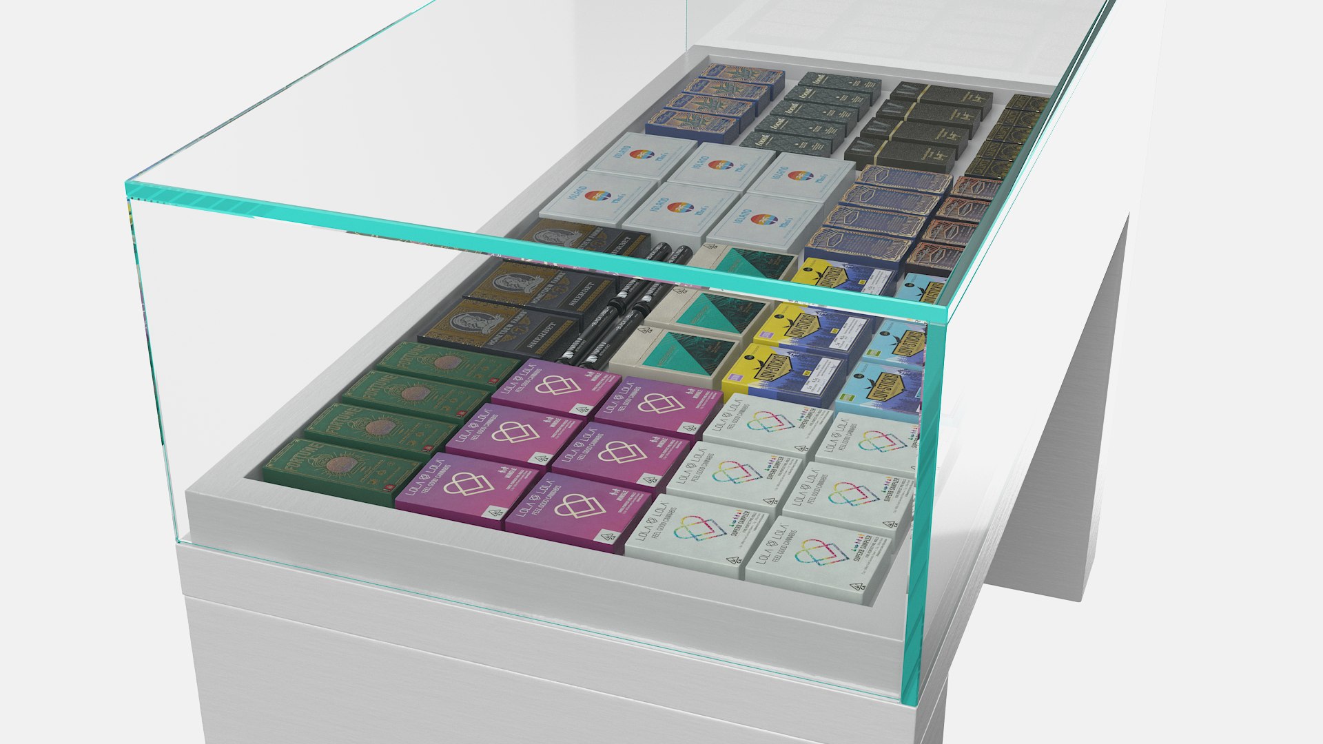 3D Model Cannabis Preroll Joints Display - TurboSquid 1530404