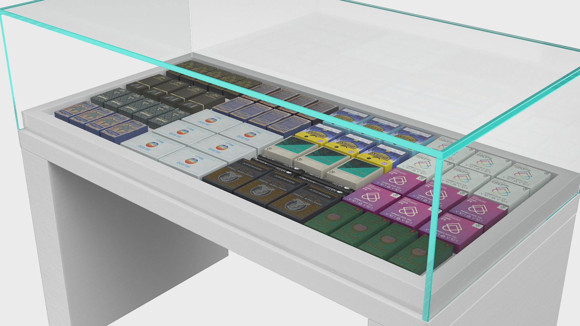 3D Model Cannabis Preroll Joints Display - TurboSquid 1530404