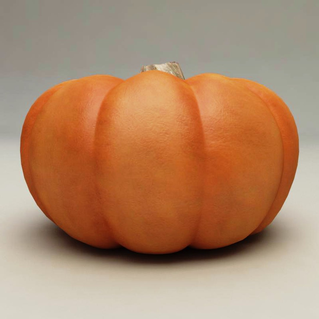 Pumpkin Modelled 3d 3ds