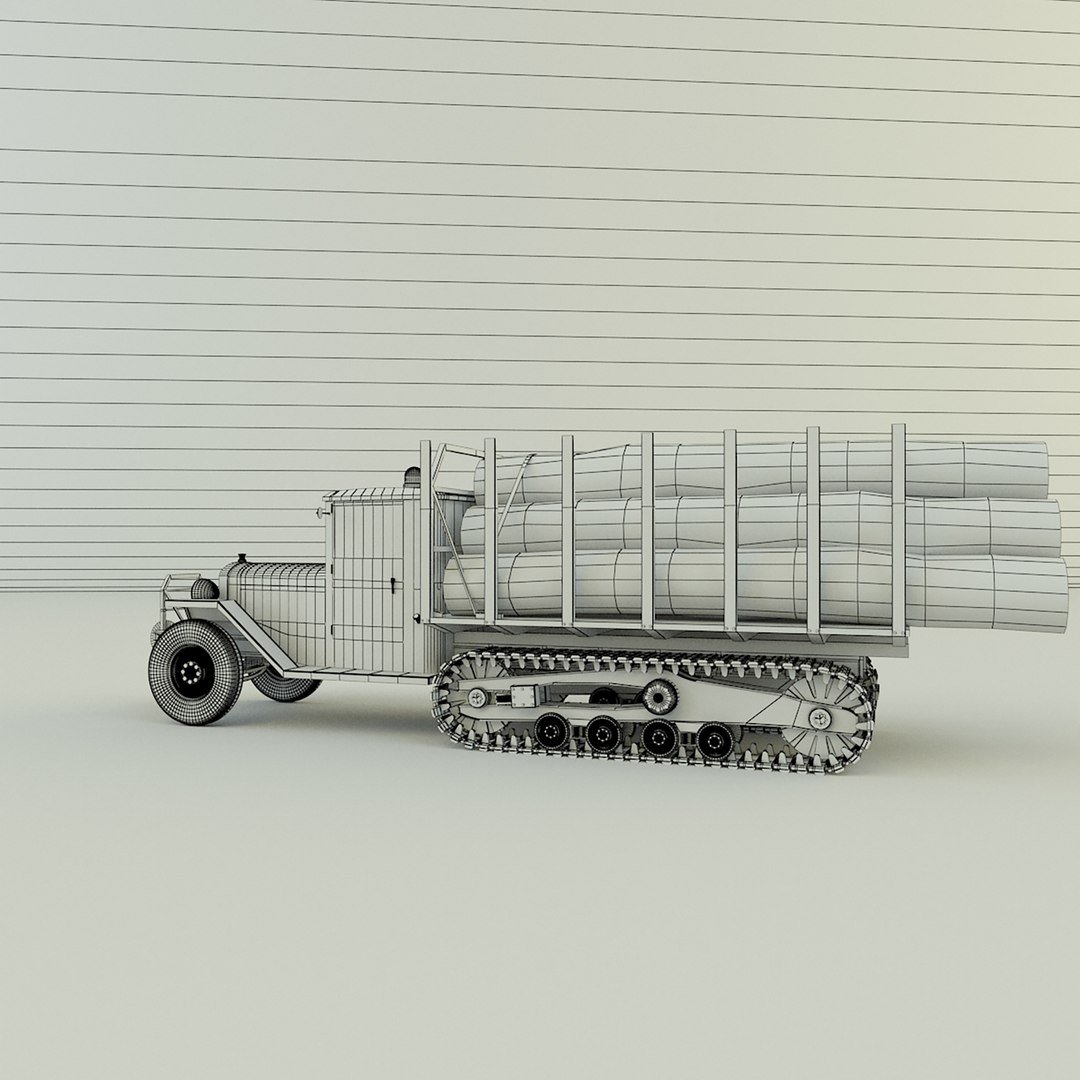 Cargo Tracked Timber 3D Model Model - TurboSquid 2041520