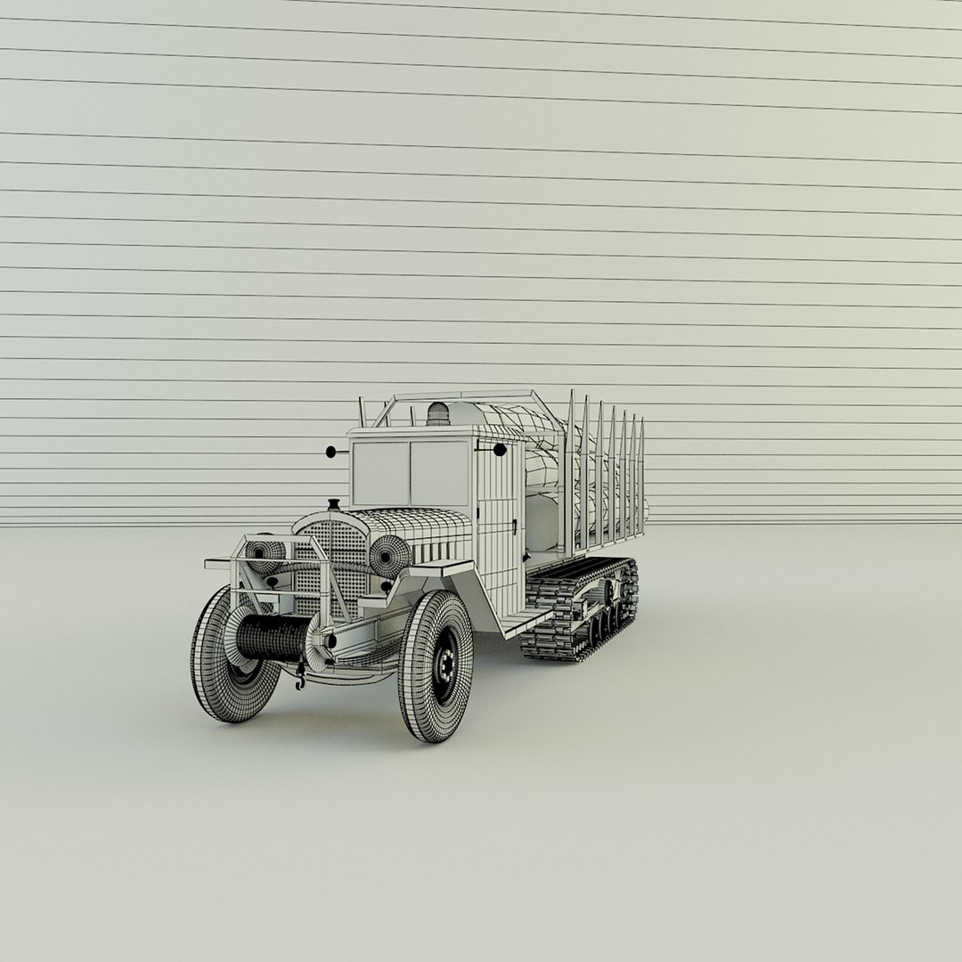 Cargo Tracked Timber 3D Model Model - TurboSquid 2041520