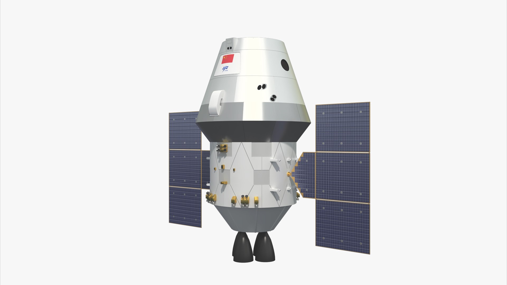 3D Chinese New Generation Manned Spacecraft - TurboSquid 2129968
