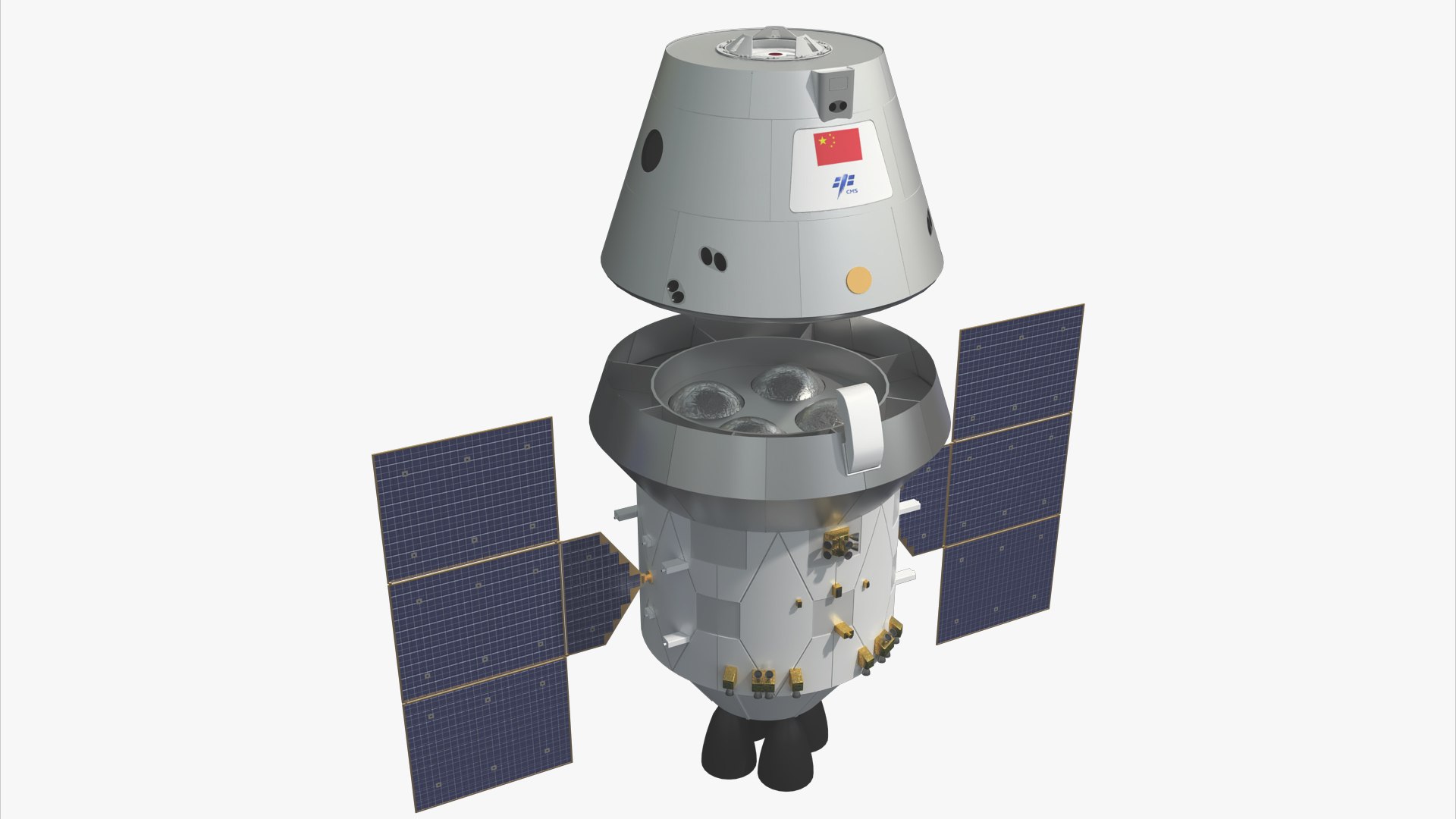 3D Chinese New Generation Manned Spacecraft - TurboSquid 2129968