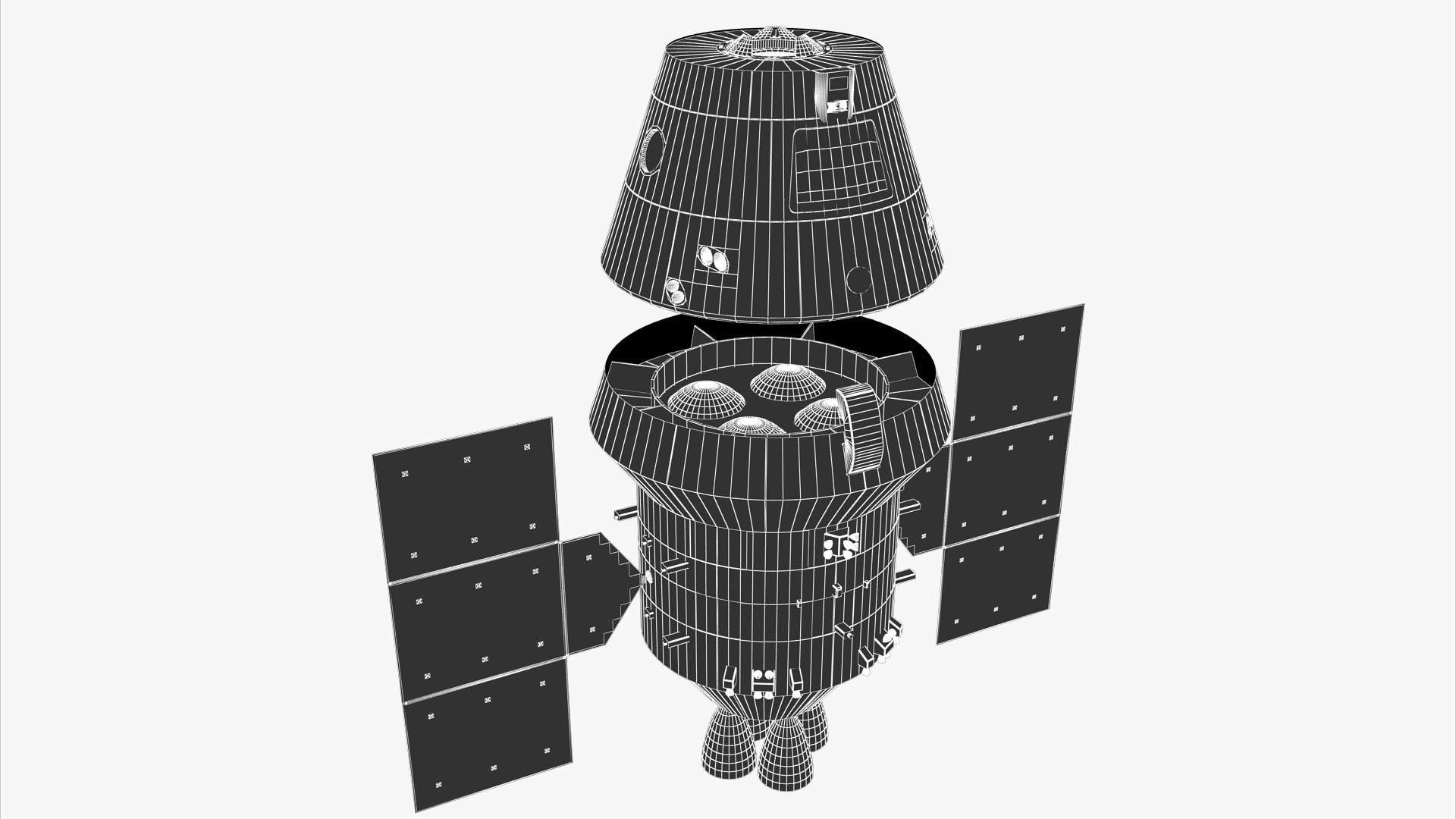 3D Chinese New Generation Manned Spacecraft - TurboSquid 2129968