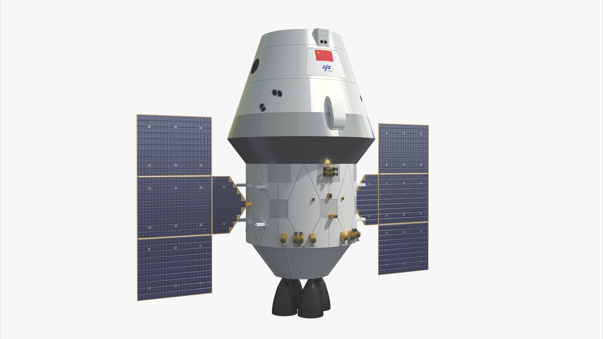 3D Chinese New Generation Manned Spacecraft - TurboSquid 2129968