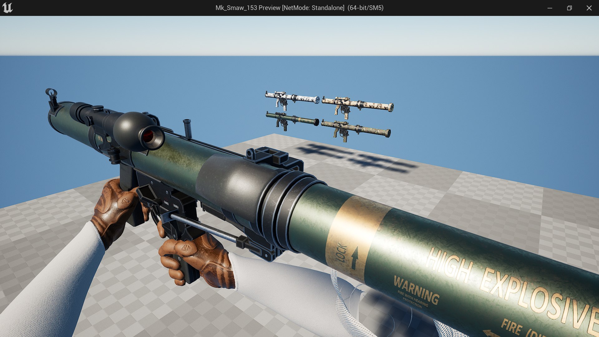 Mk153 SMAW Rocket Launchers Fps-Tps Model - TurboSquid 2405873