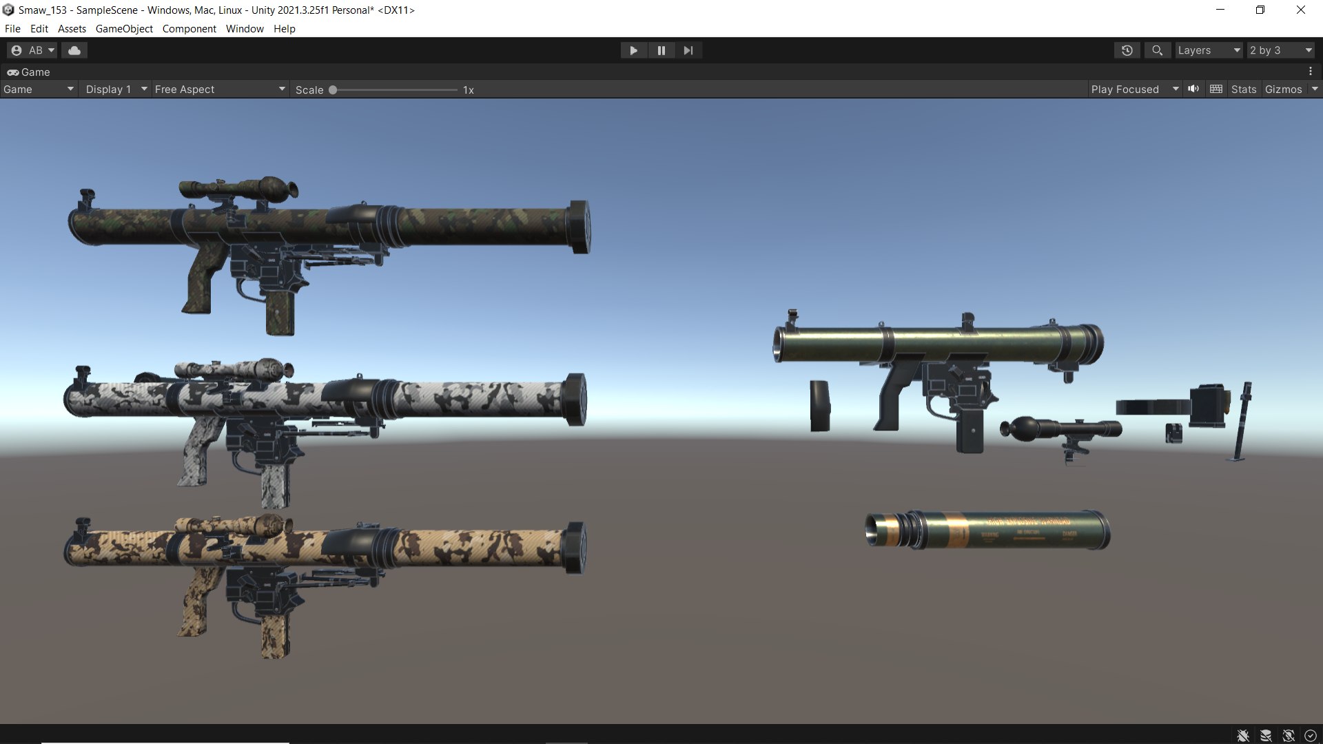 Mk153 SMAW Rocket Launchers Fps-Tps Model - TurboSquid 2405873