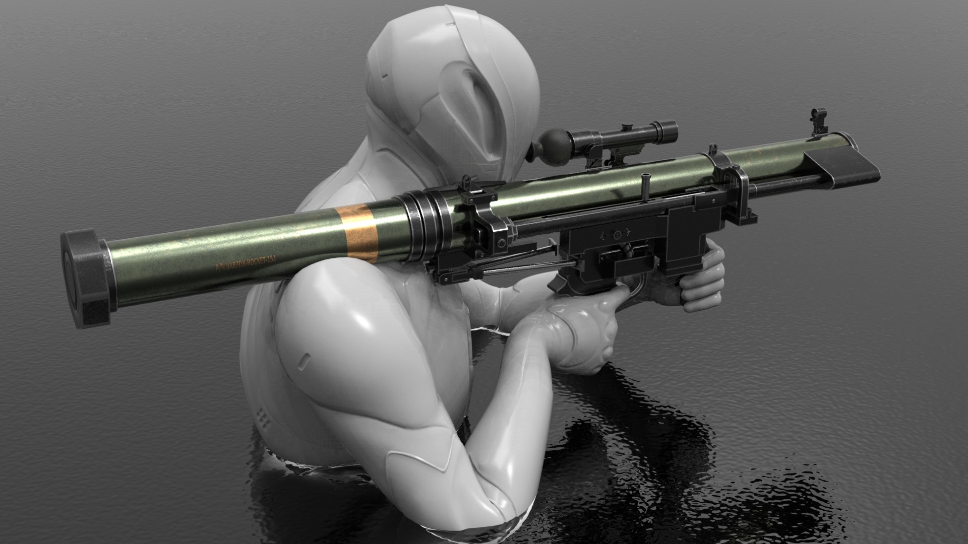 Mk153 SMAW Rocket Launchers Fps-Tps Model - TurboSquid 2405873