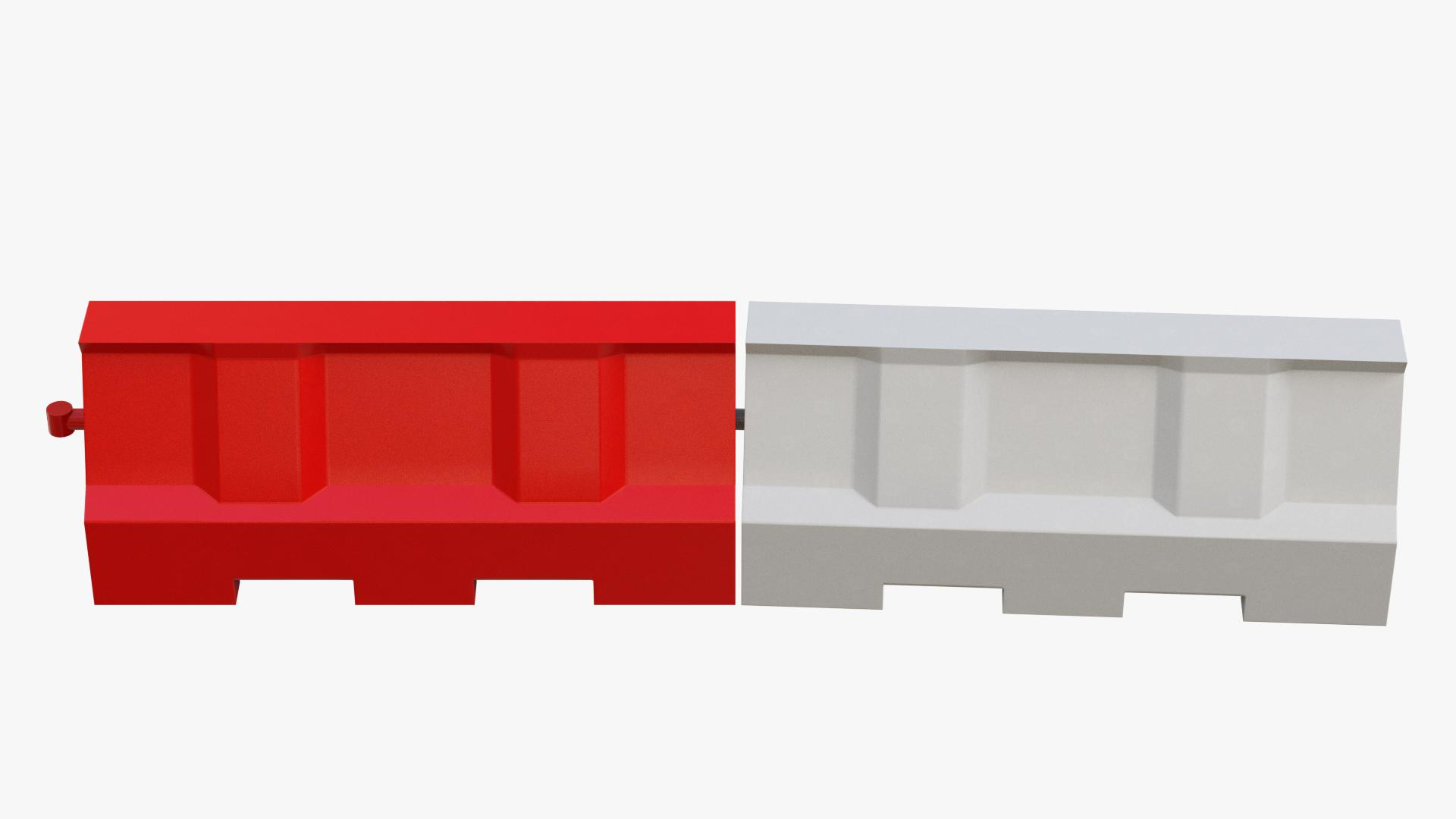 3D Plastic Barriers Model - TurboSquid 1749772