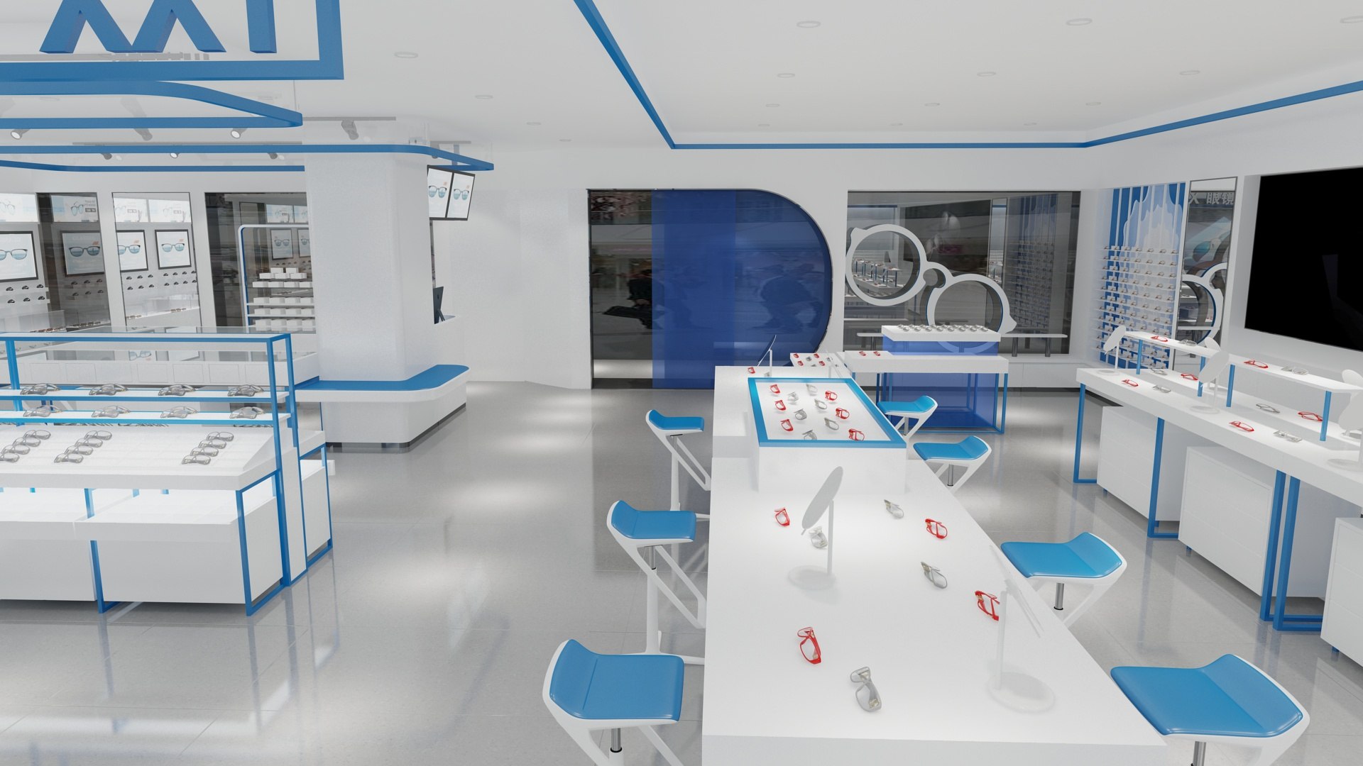 Optical Store Interior 3 3D model - TurboSquid 2128991