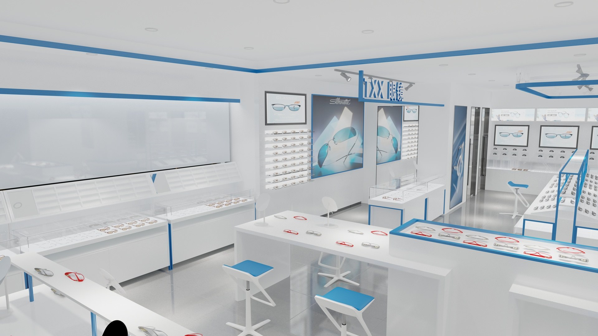 Optical Store Interior 3 3D Model - TurboSquid 2128991