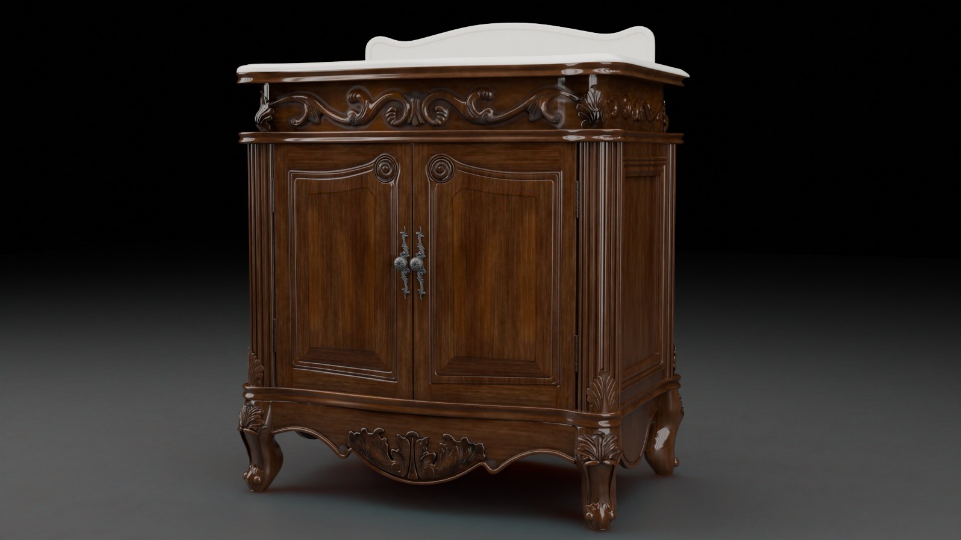 3D Bathroom Vanity Model - TurboSquid 2464187