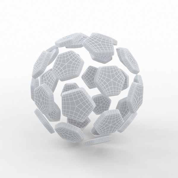 soccer ball white 3d model