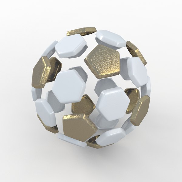 soccer ball white 3d model
