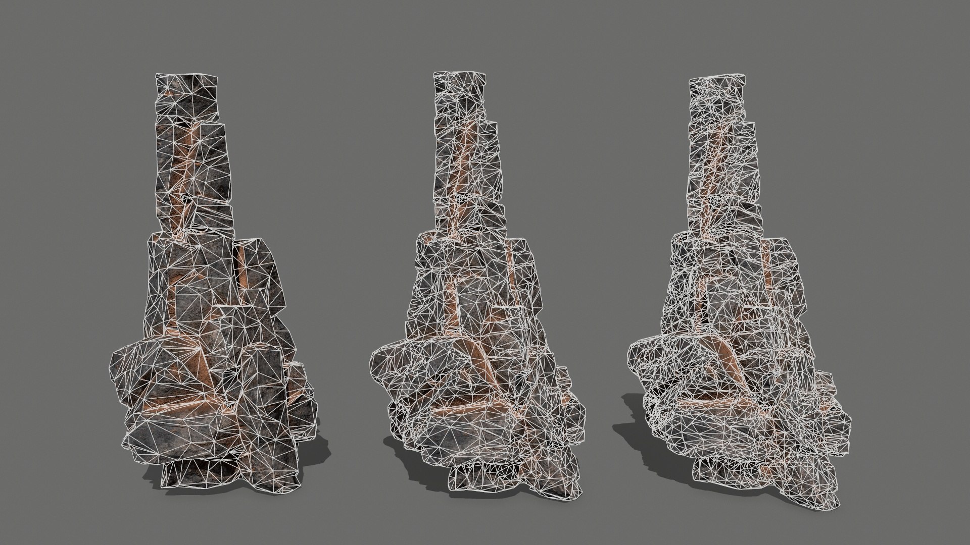 3D cliff rocks - TurboSquid 2138813