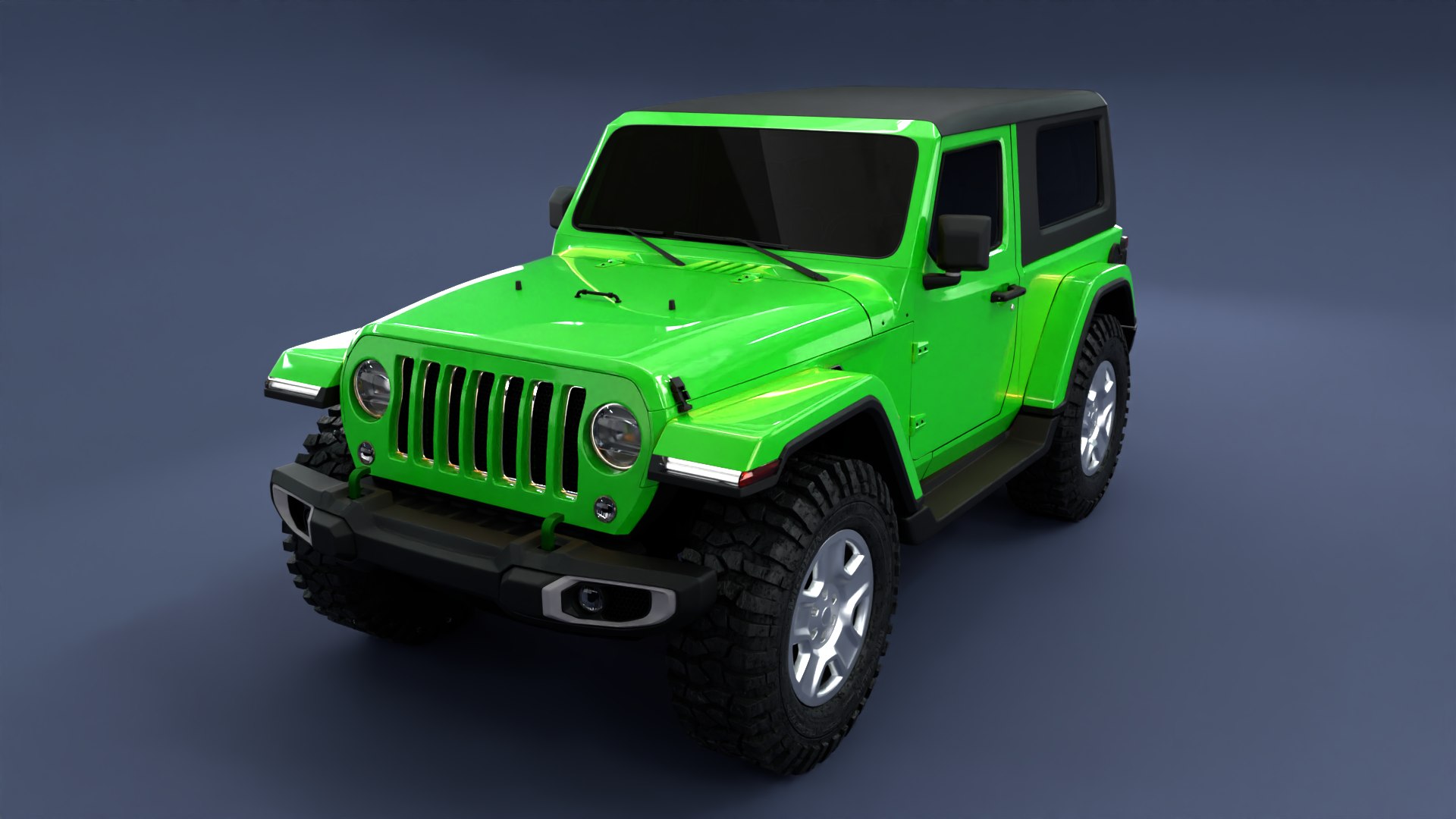 3D Jeep Wrangler Rubicon - TurboSquid 1968988