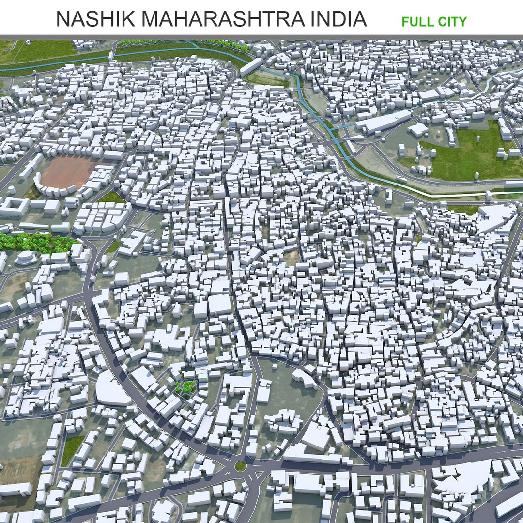 3D Nashik Maharashtra India Model - TurboSquid 2114078