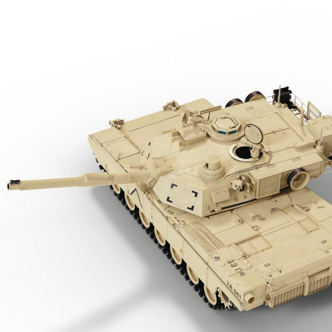 Army M1a2 Abrams Tank Turret Model - TurboSquid 1469873