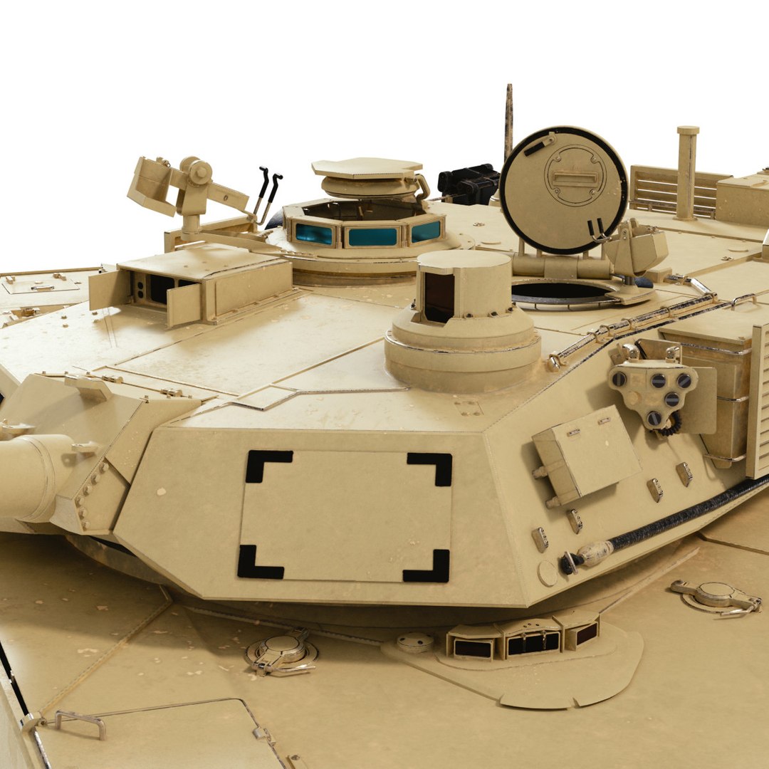 Army M1a2 Abrams Tank Turret Model - TurboSquid 1469873