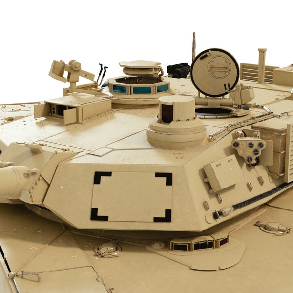 Army m1a2 abrams tank turret model - TurboSquid 1469873
