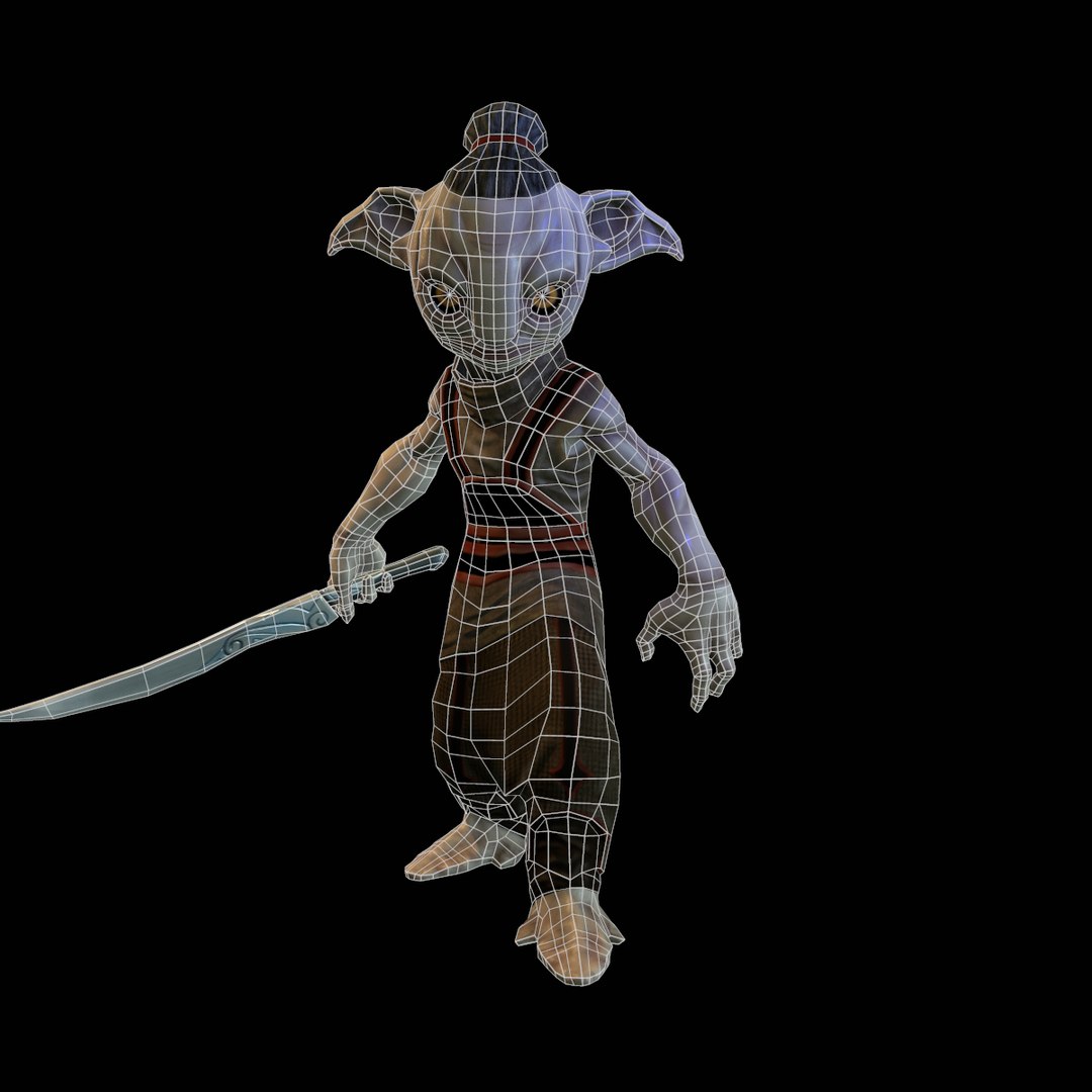 3d Forest Guard Character Model