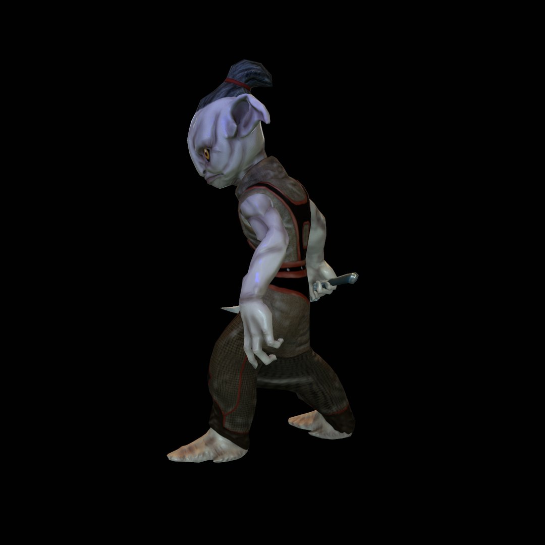 3d Forest Guard Character Model