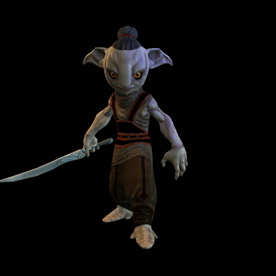 3d Forest Guard Character Model