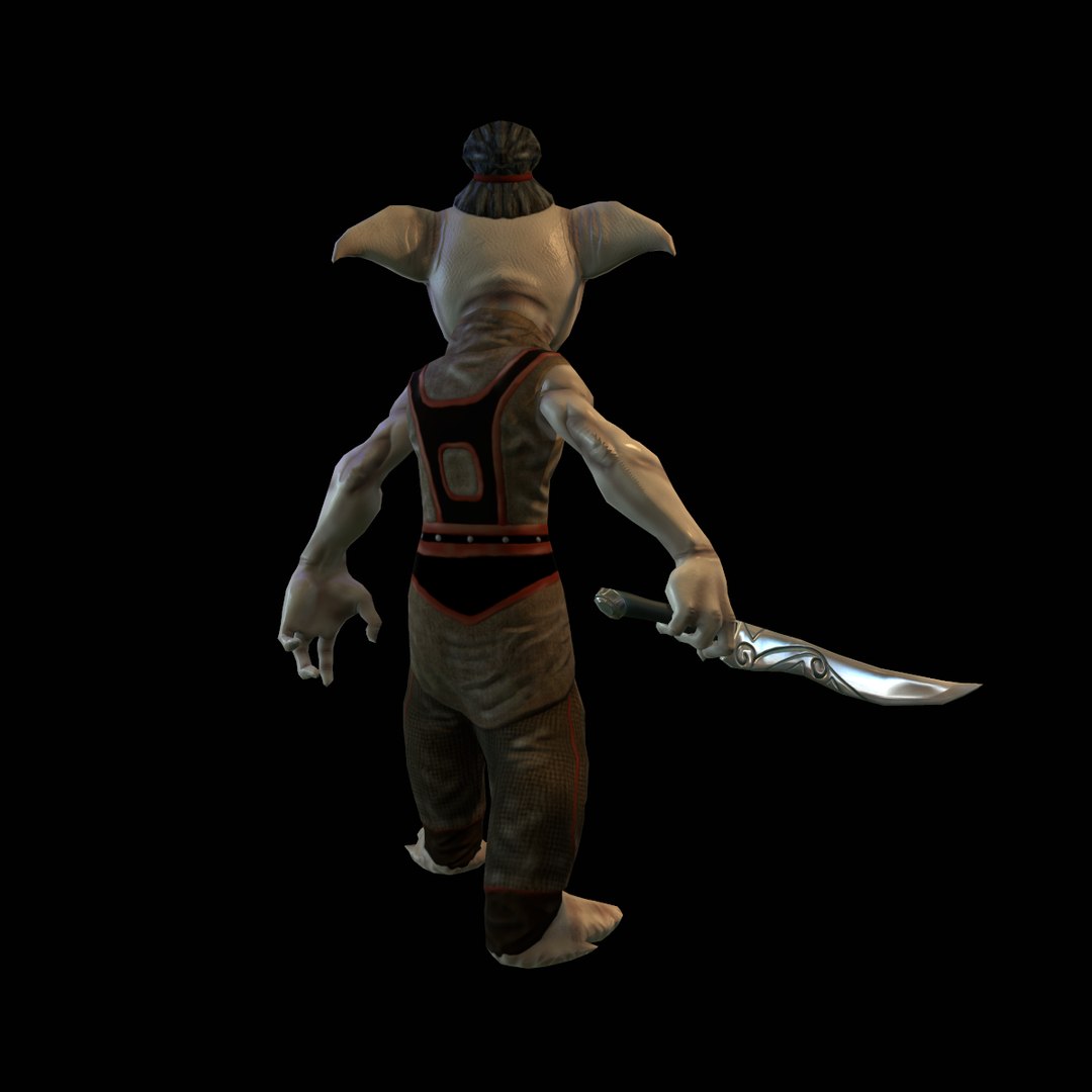 3d Forest Guard Character Model