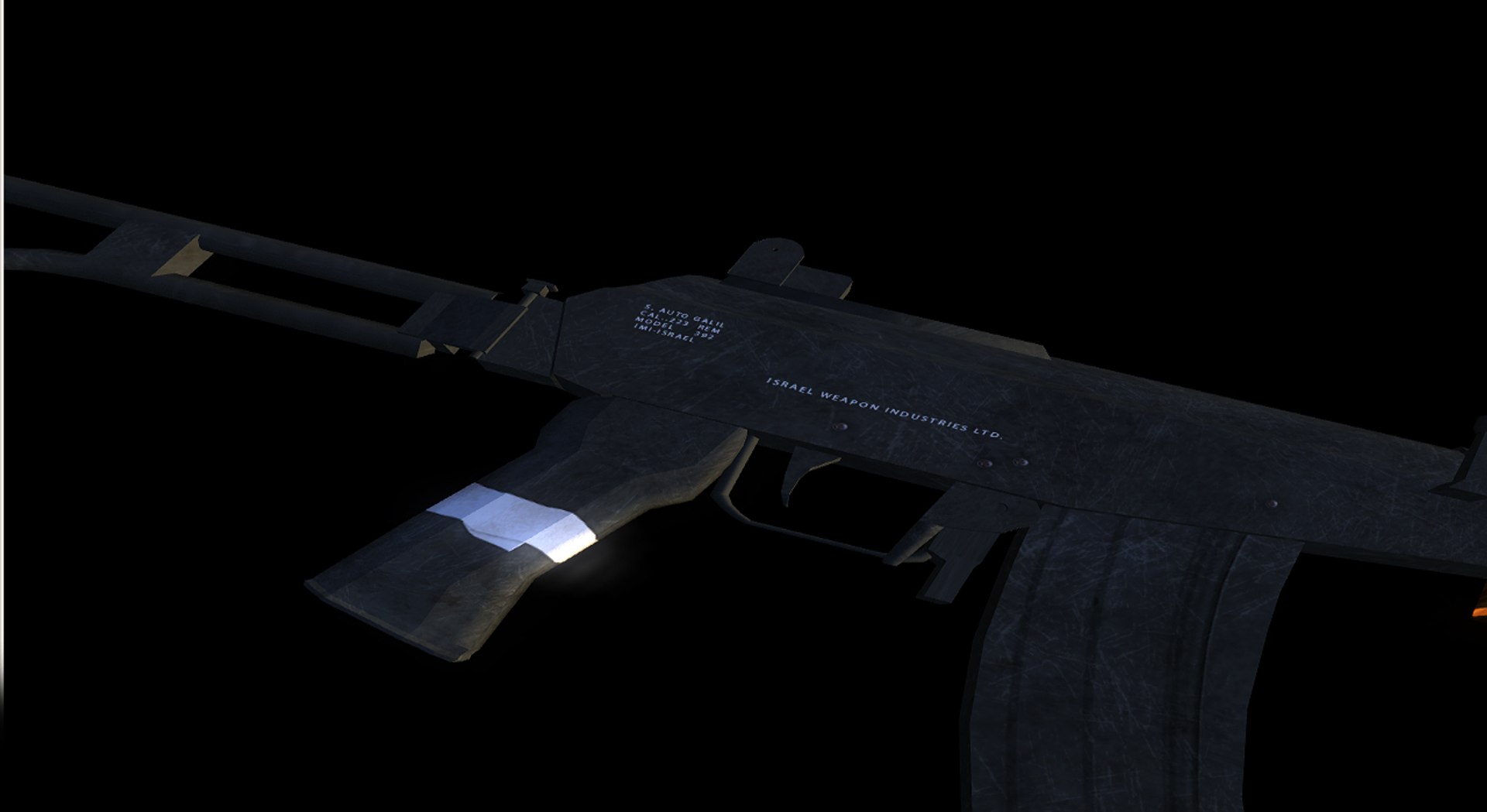Galil Sar Rifle 3d Model