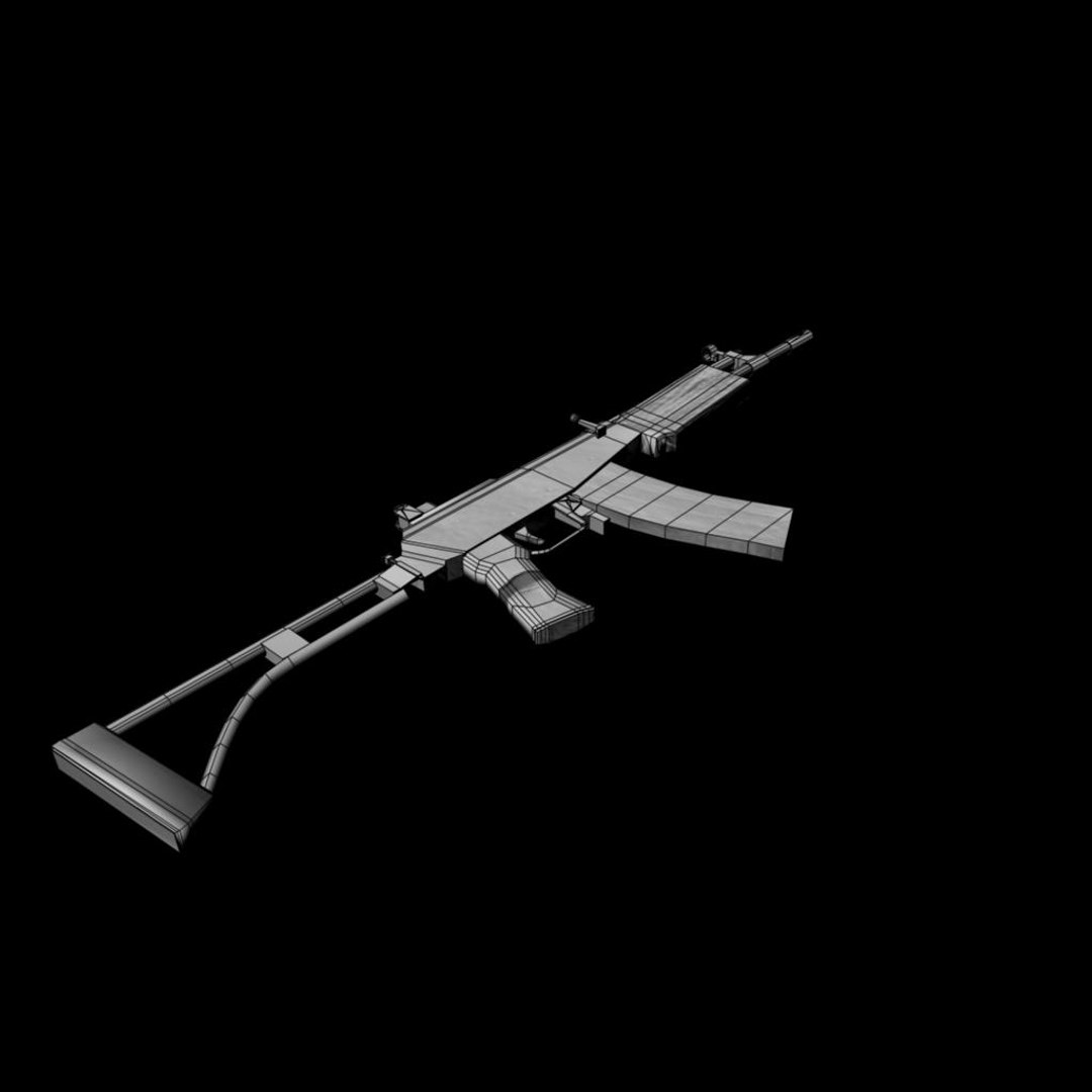 Galil Sar Rifle 3d Model