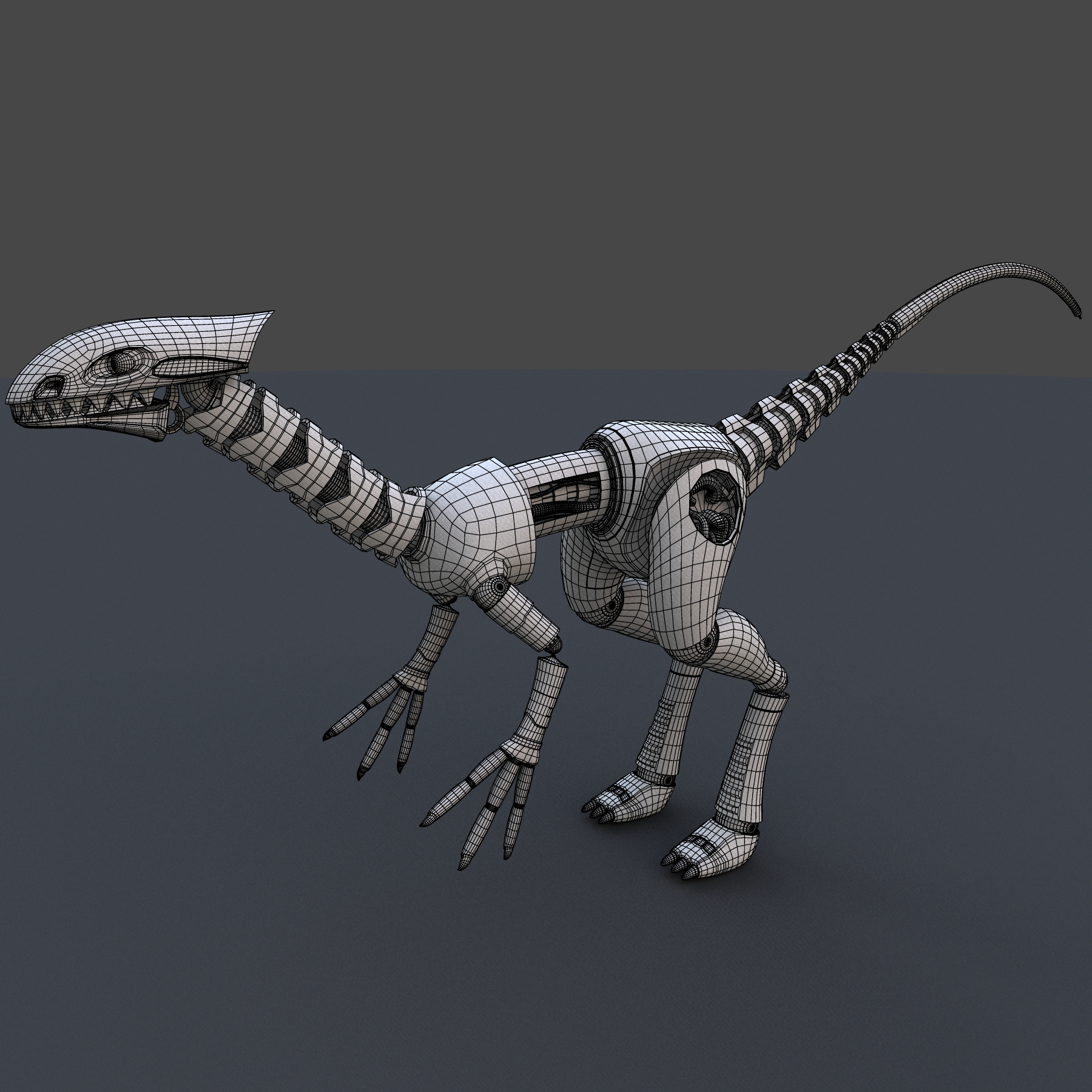 3d dinosaur robot