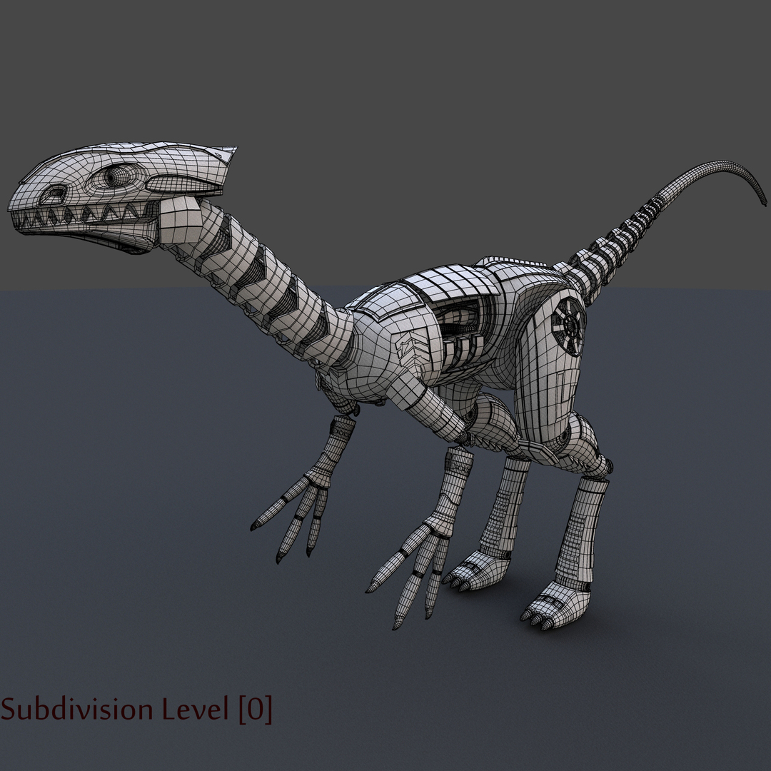 3d dinosaur robot