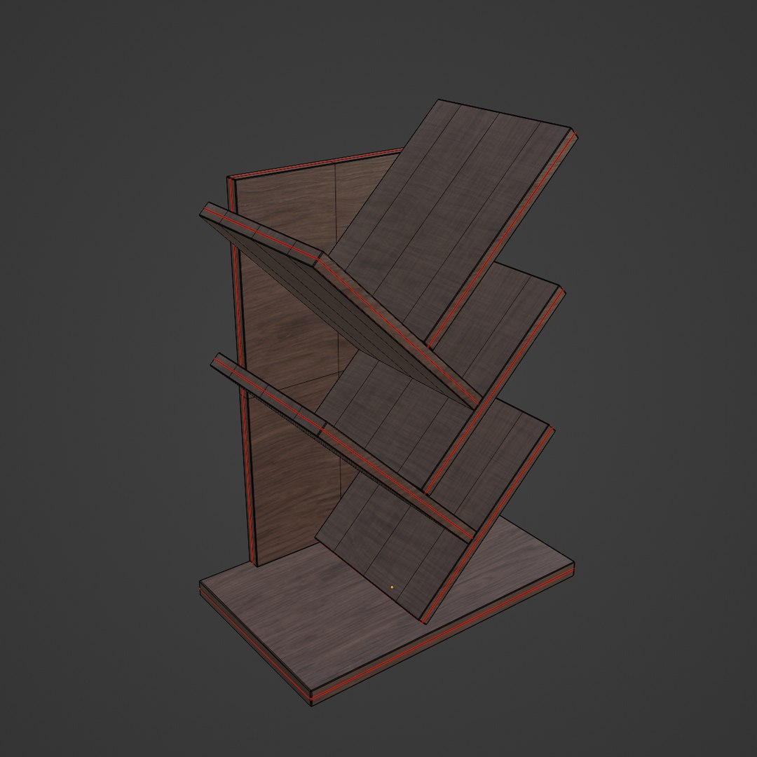 Tier Tree Small Bookshelf 3D Model - TurboSquid 2355035