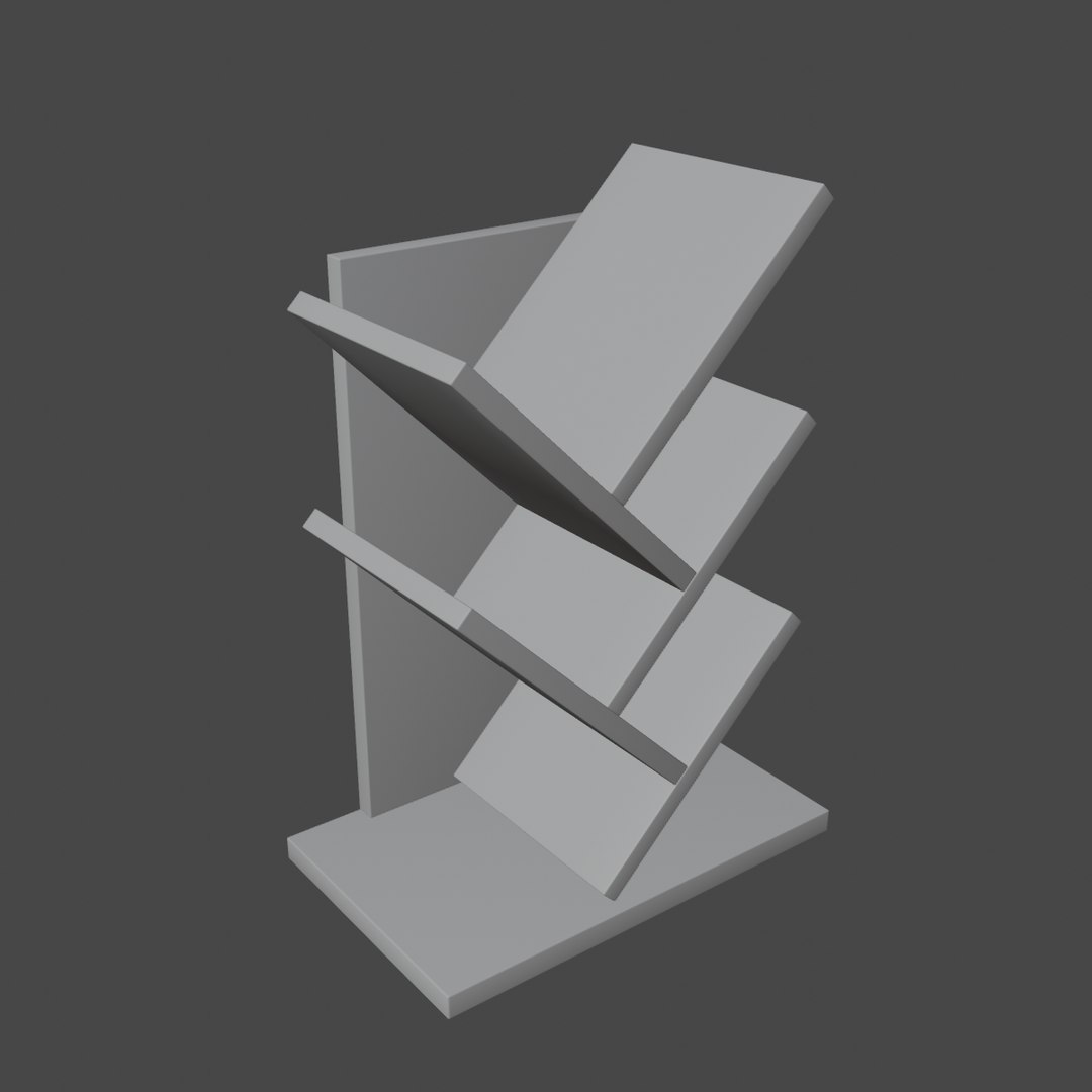 Tier Tree Small Bookshelf 3D Model - TurboSquid 2355035