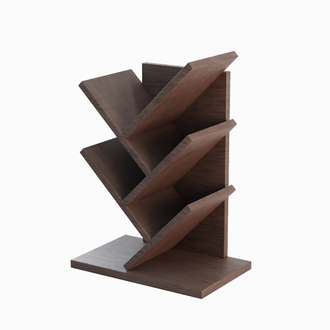 Tier Tree Small Bookshelf 3D Model - TurboSquid 2355035