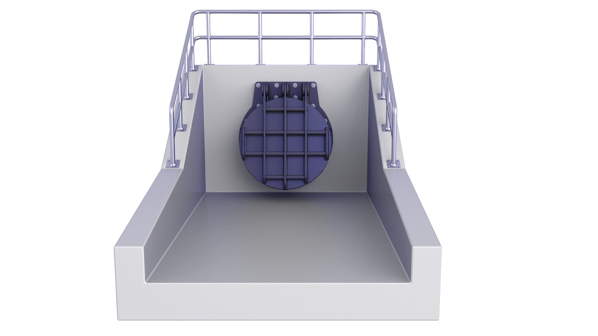 Concrete Sewage Drain Outlet Flap Valve 43 3D - TurboSquid 1979998