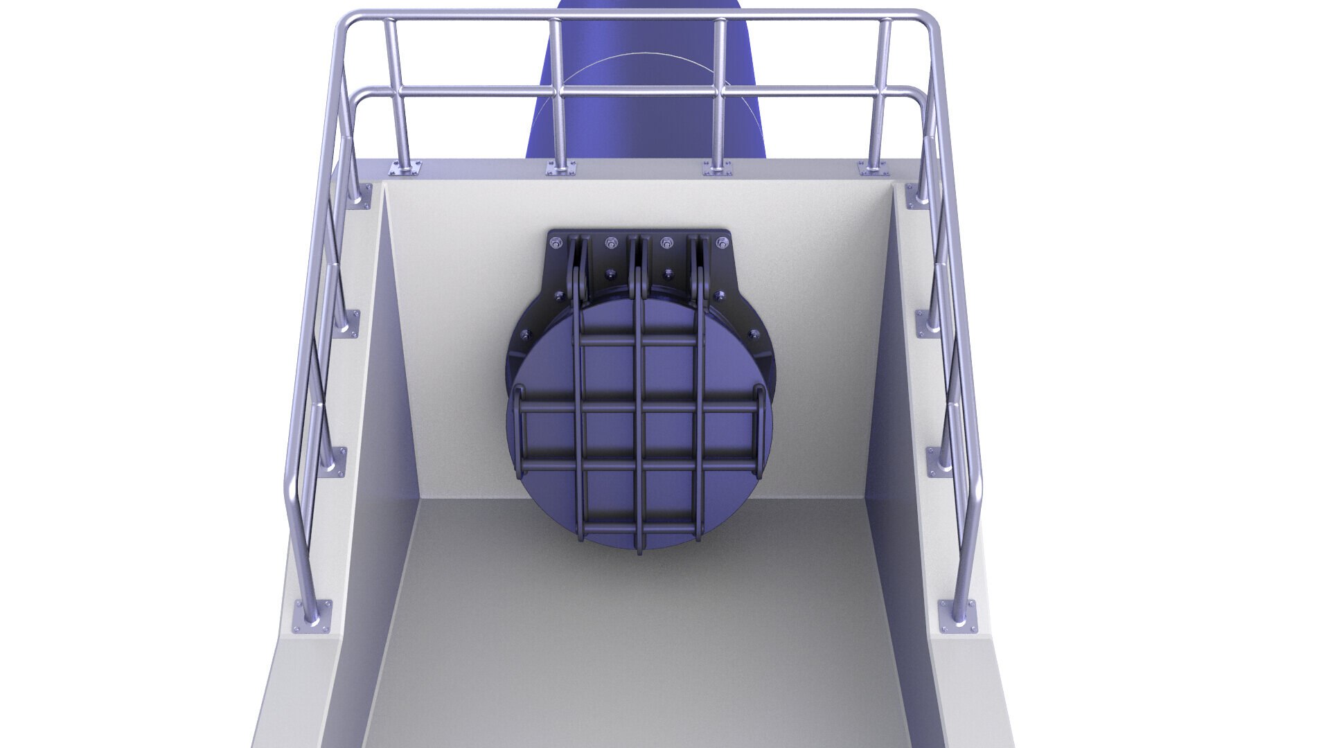 Concrete Sewage Drain Outlet Flap Valve 43 3D - TurboSquid 1979998