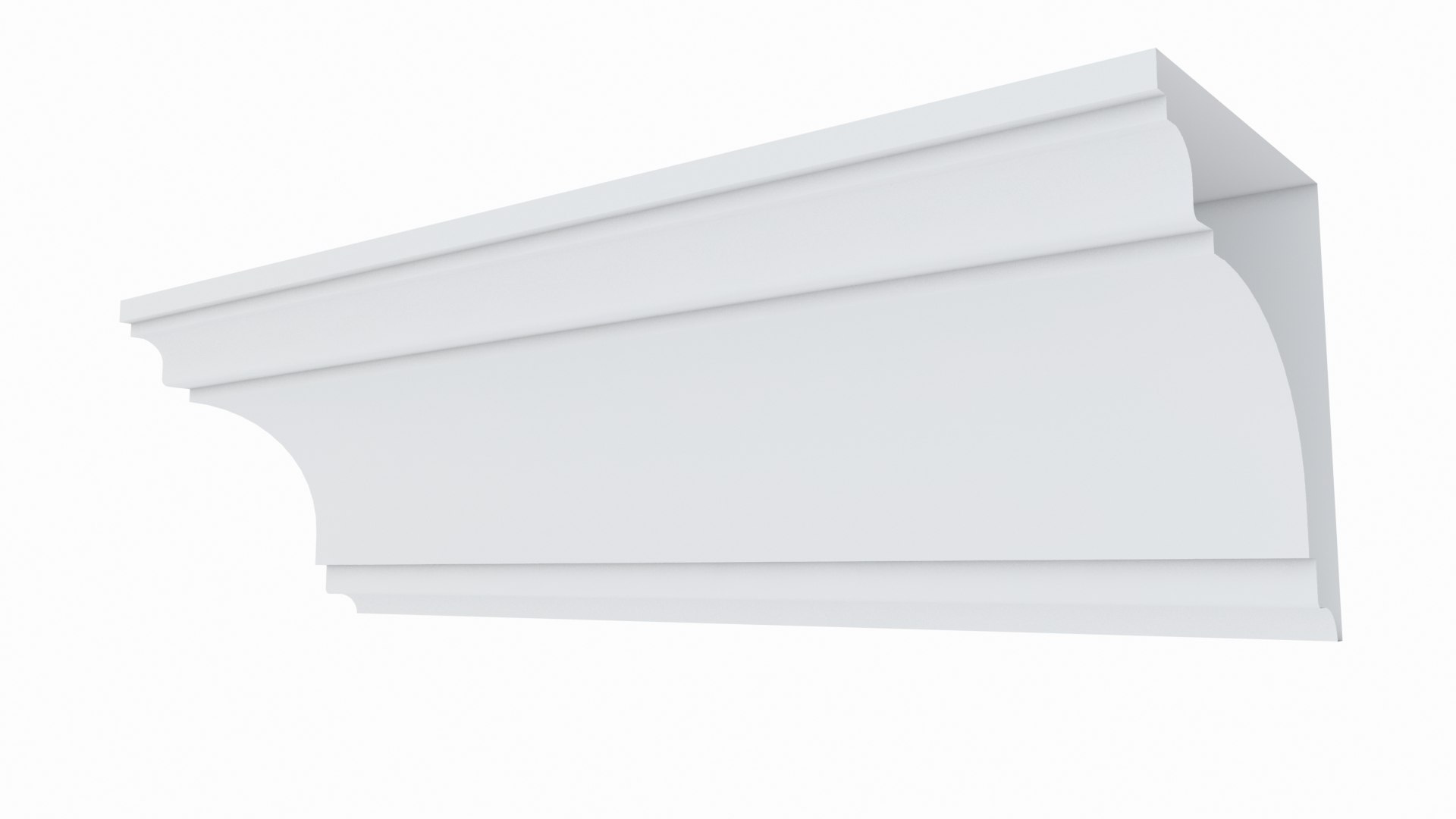 3D Model Cornice 130 Straight - TurboSquid 2027269