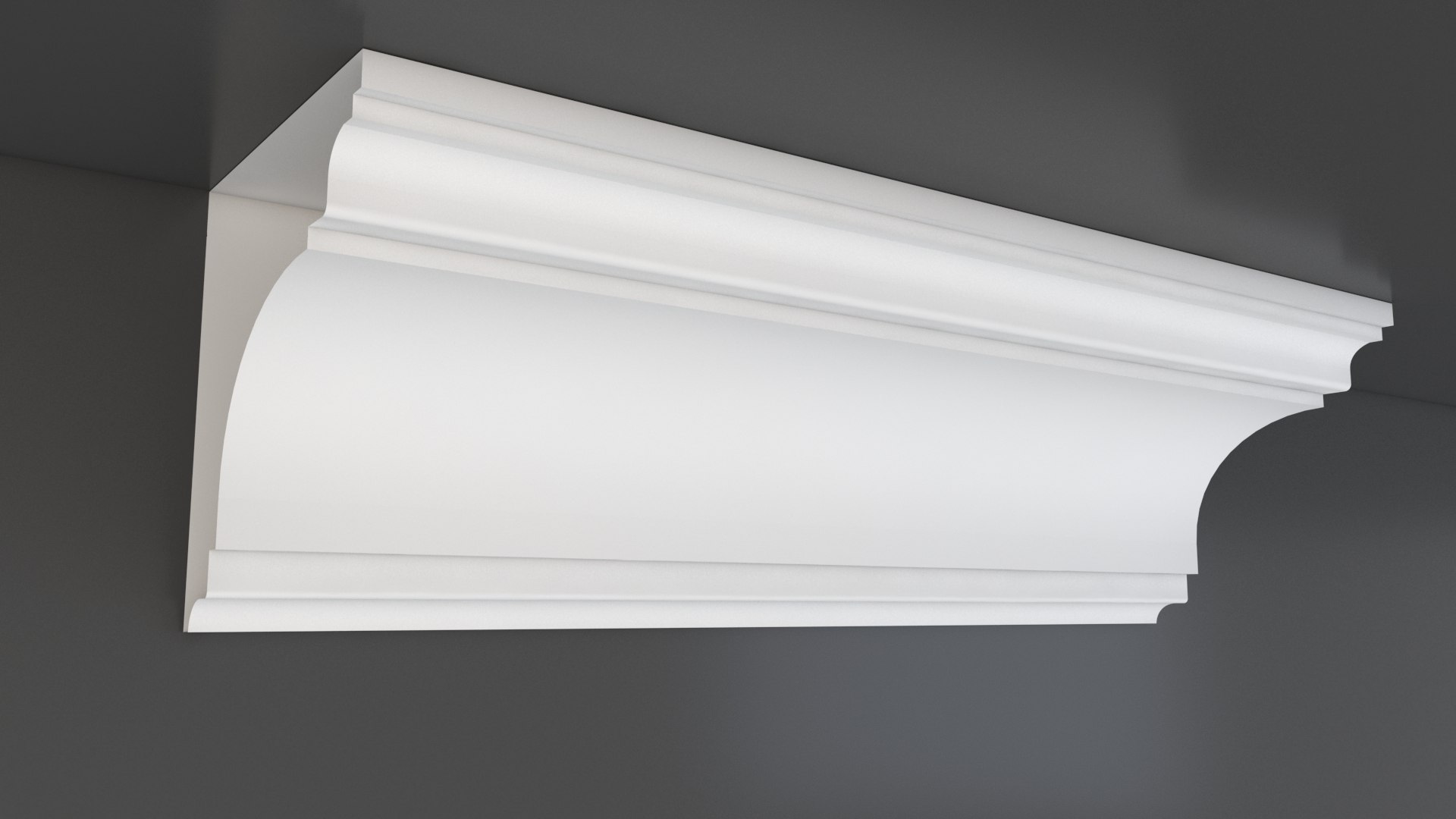 3D Model Cornice 130 Straight - TurboSquid 2027269