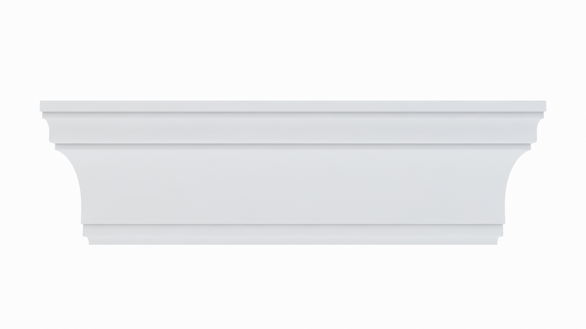 3D Model Cornice 130 Straight - TurboSquid 2027269