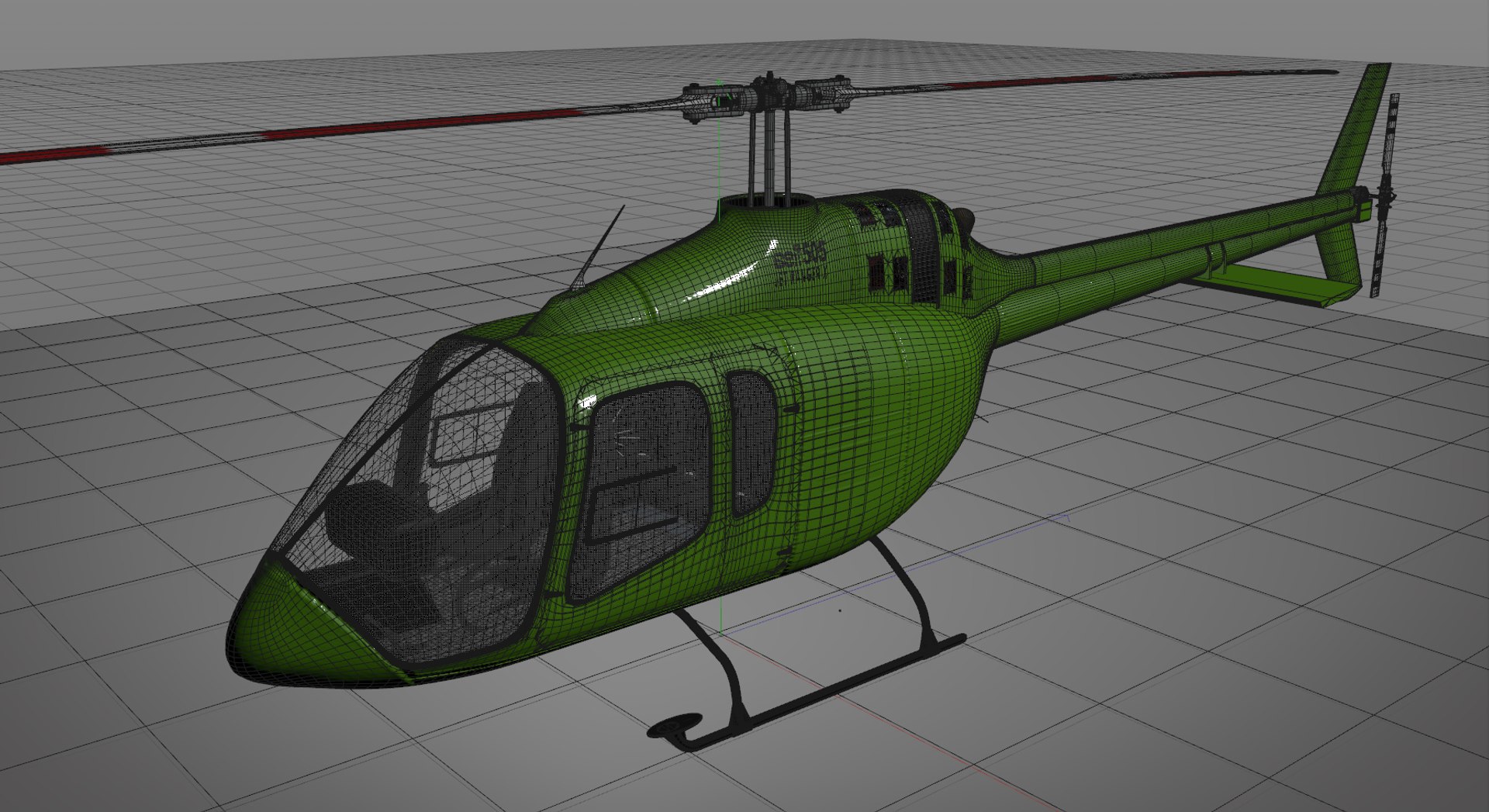 Bell 505 3D - TurboSquid 1223809