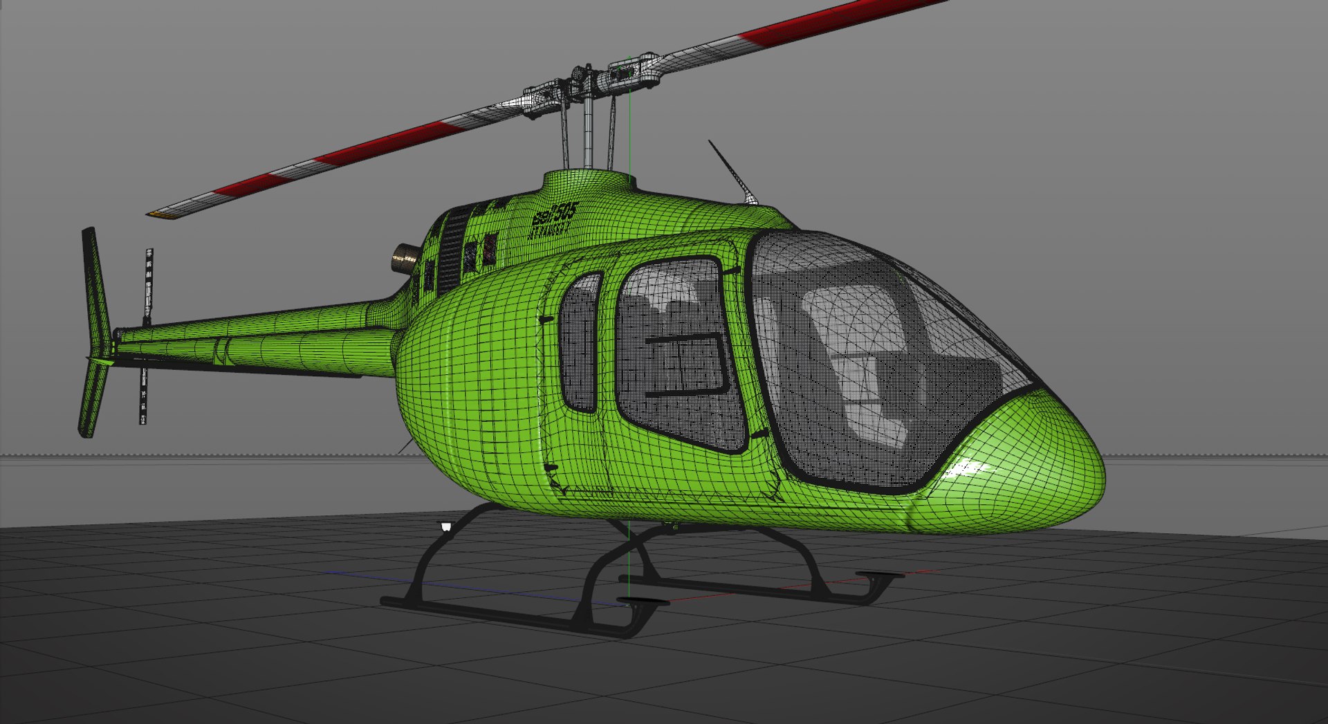 Bell 505 3D - TurboSquid 1223809