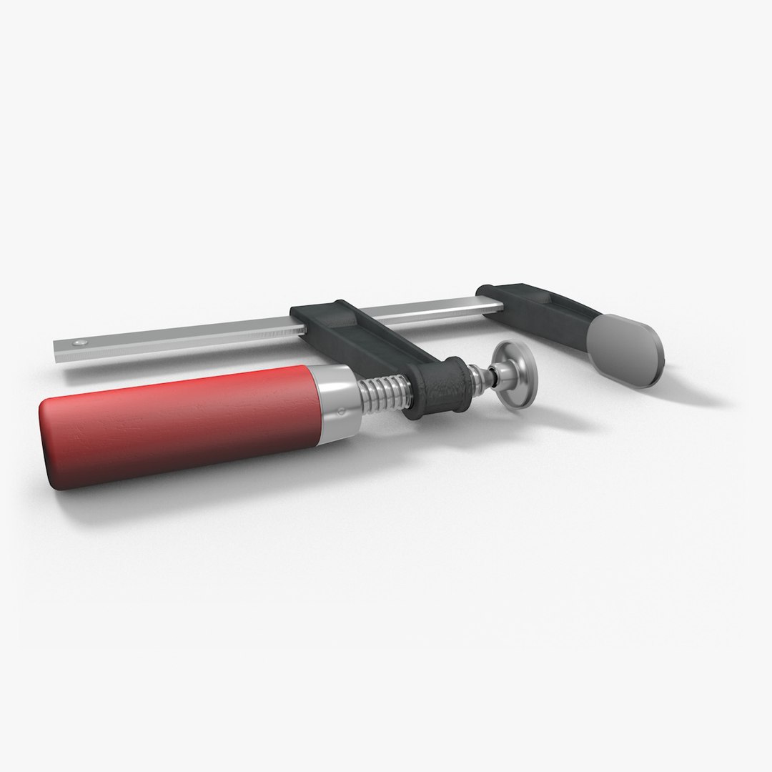 3d Model Of Clamp F-clamp